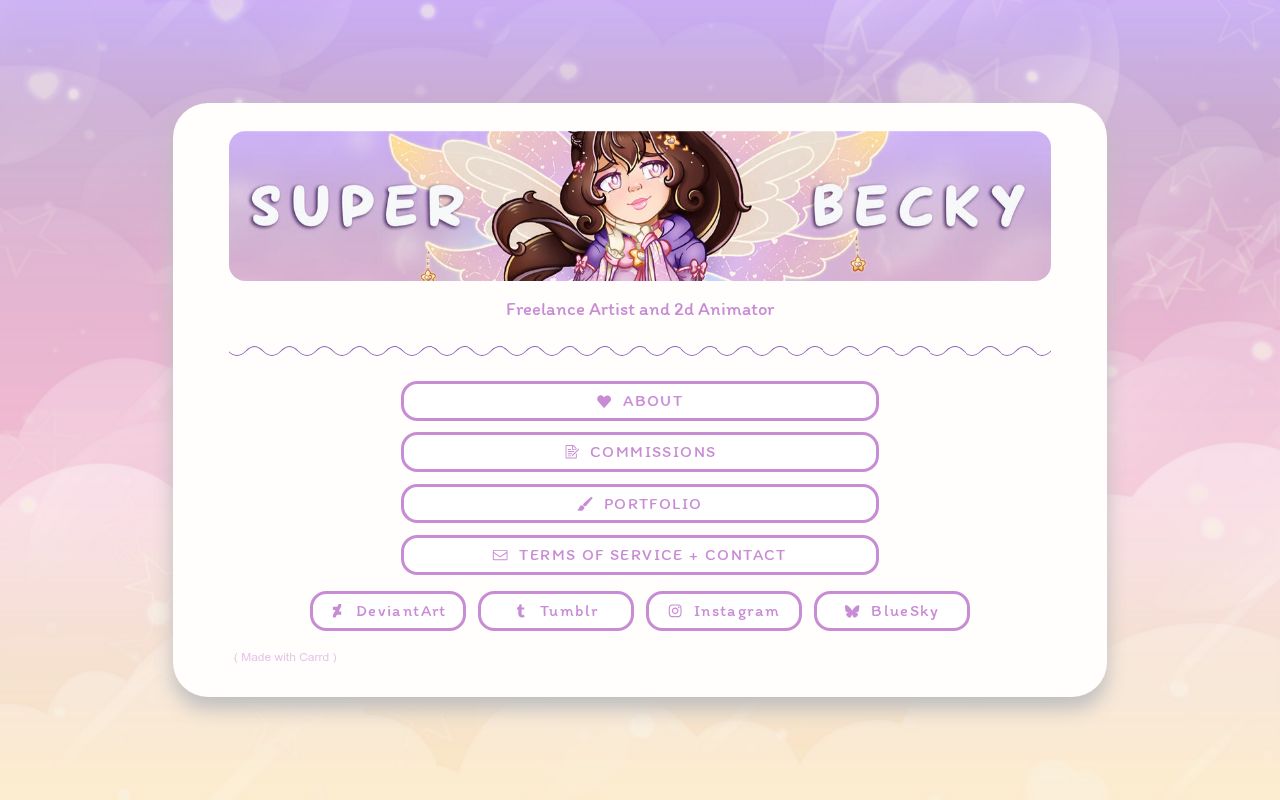 Super Becky Website